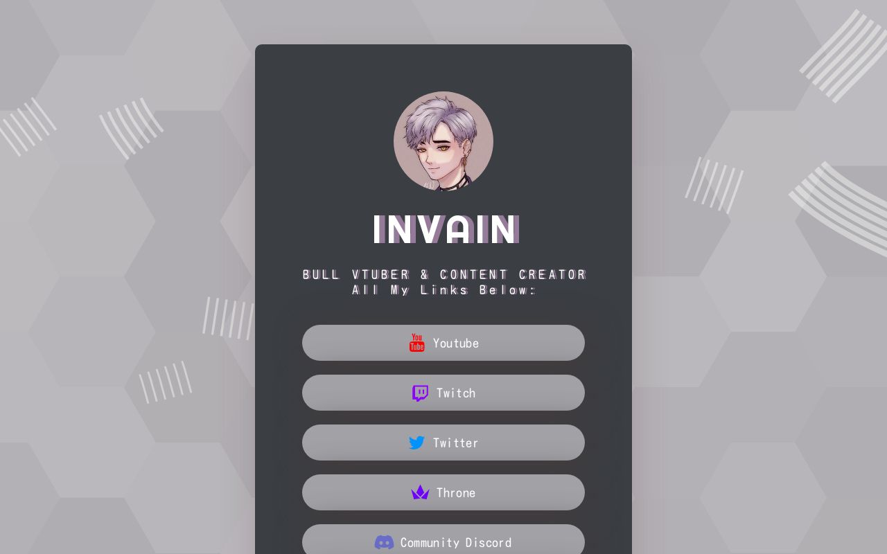 InVain's Socials!